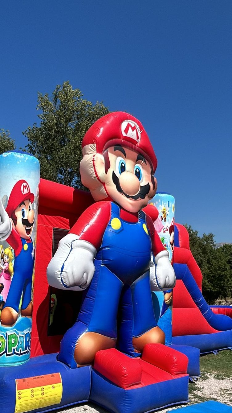 CHATEAU GONFLABLE MARIO - Gonflables en Folie